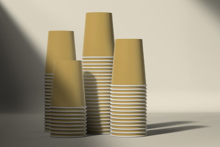 Coffee Cup Stack Mockup, Packaging Mockup | Supply.Family