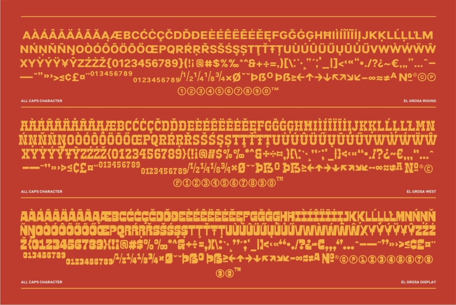 El Grosa, Display Font | Supply.Family