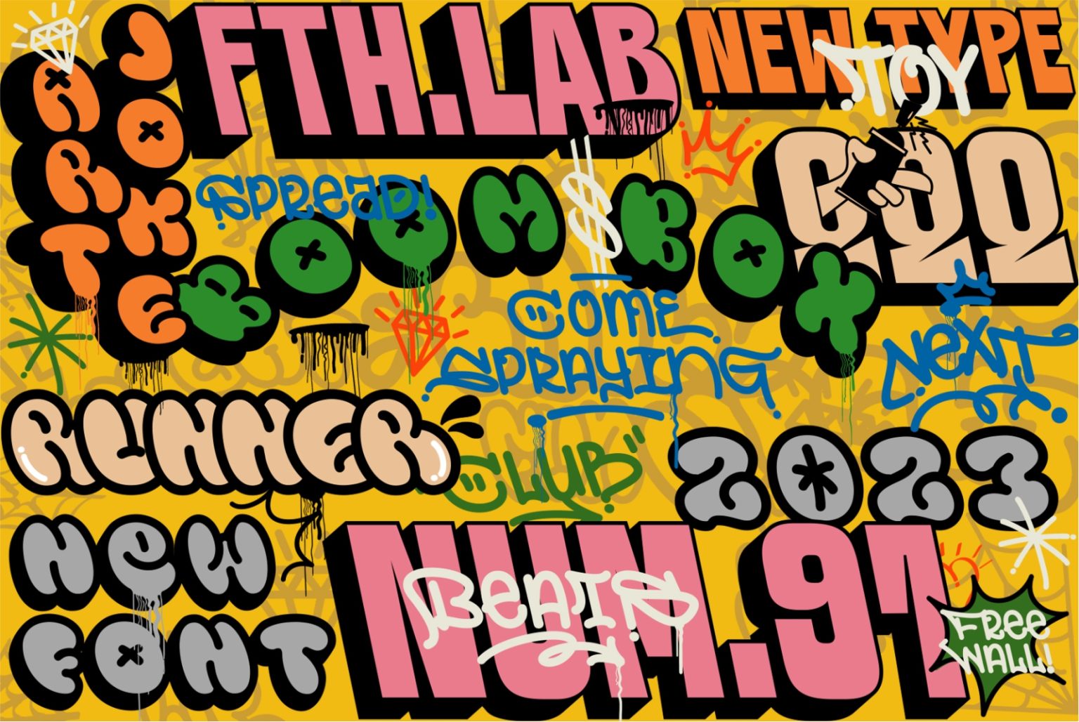 Num.91, Display Font | Supply.Family