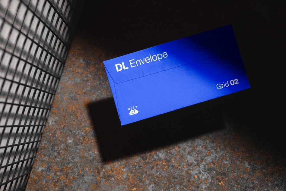 DL Envelope Mockup GRID 02, Object Mockup | Supply.Family