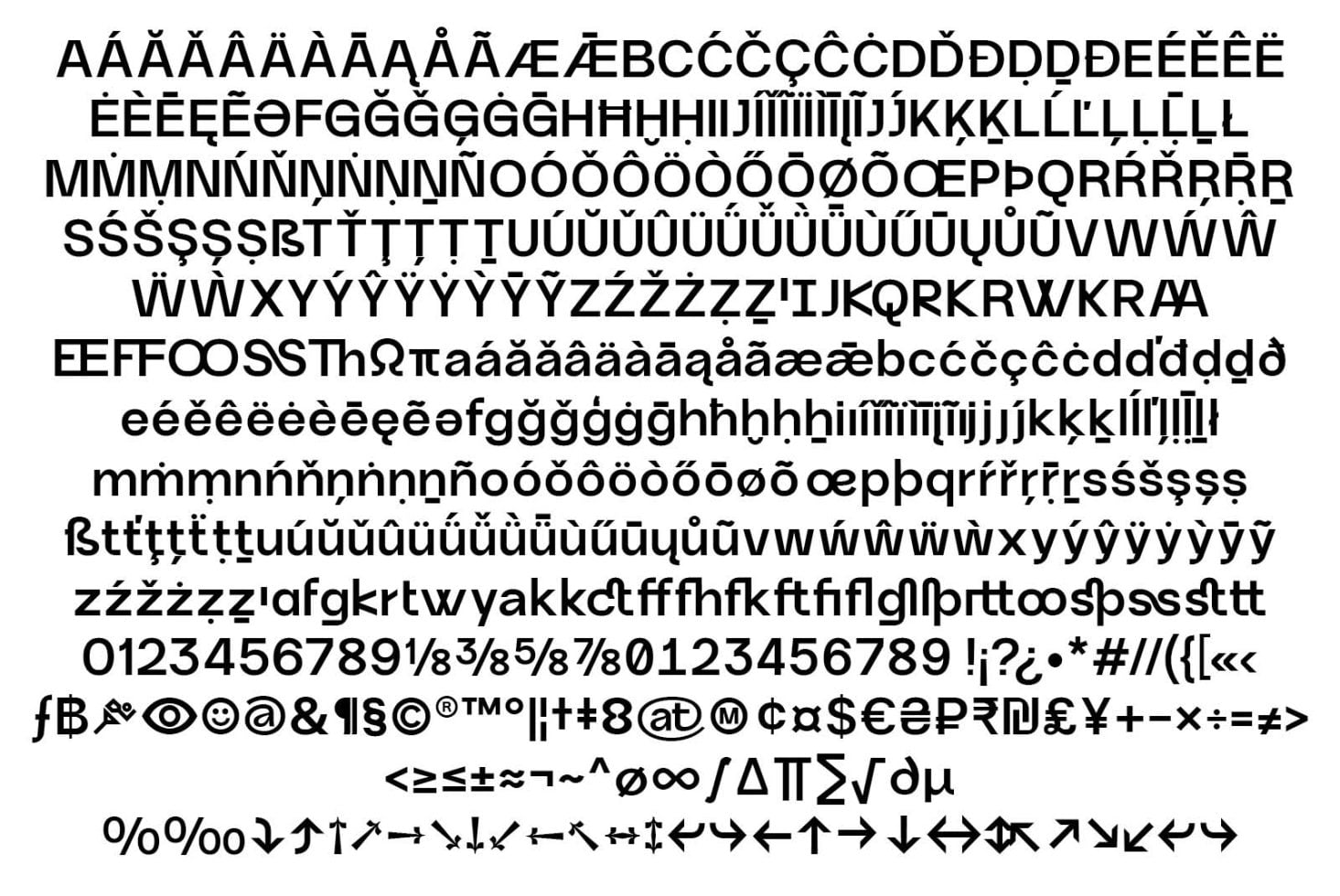Faffin Sans, Sans Serif Font | Supply.Family