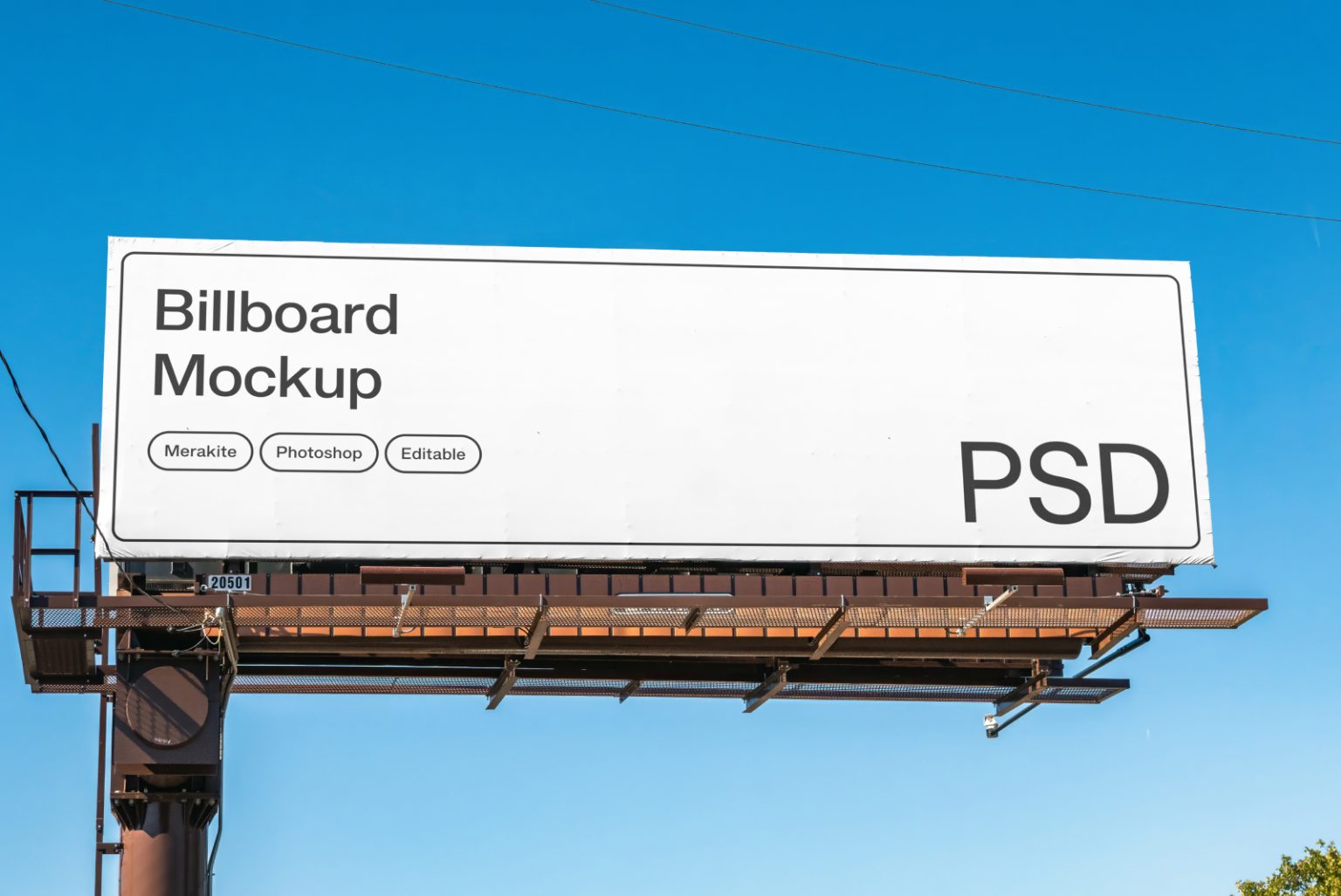 Outdoor Billboard Mockup PSD, Outdoor Mockup | Supply.Family