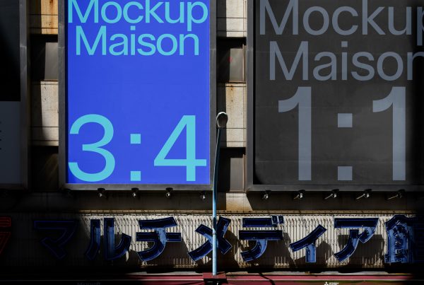 Format B2 A-Board Mockup 03 — Supply.Family — Mockups, Fonts, Graphics ...