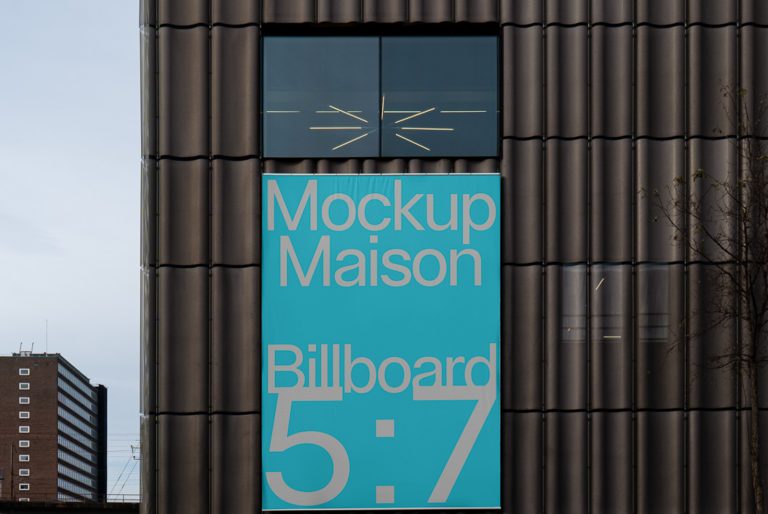 Large Corner Billboard Mockup Urban PSD — Supply.Family — Mockups ...
