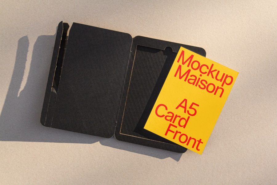 A5 Card C04 Mockup 035 — Supply.Family — Mockups, Fonts, Graphics ...