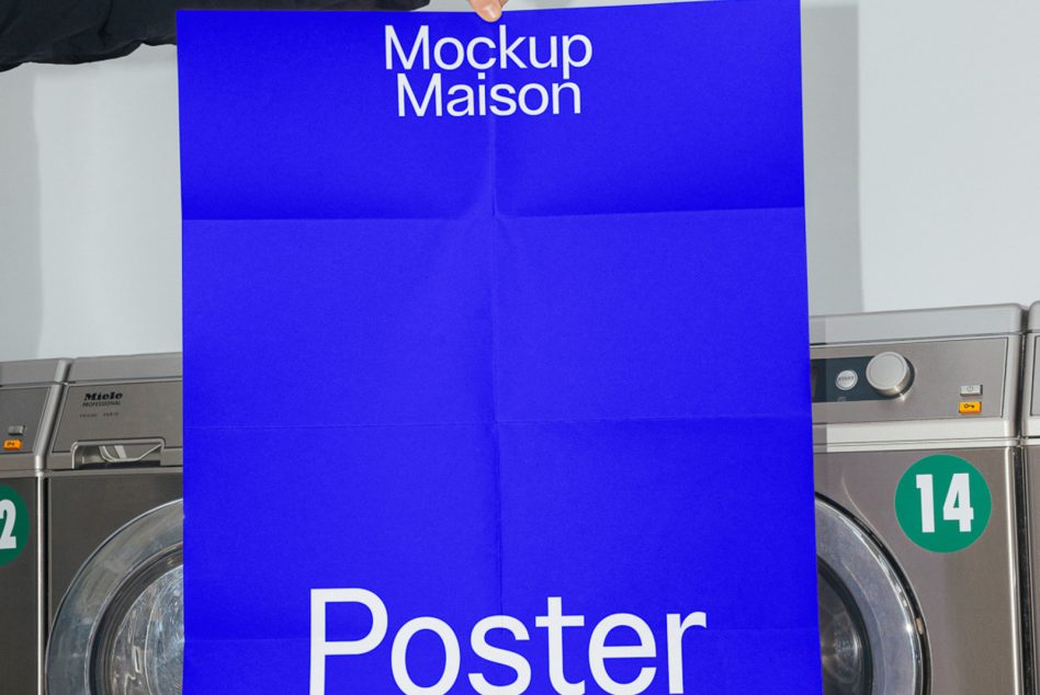 Folding Poster IP LAU 02, Mockup | Supply.Family