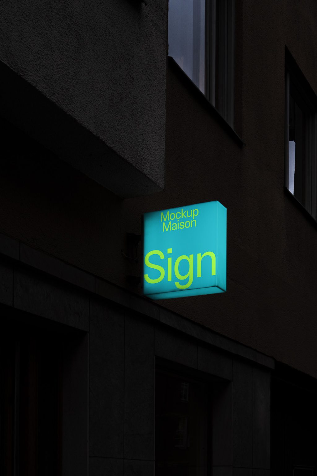 Sign SG I 02, Mockup | Supply.Family