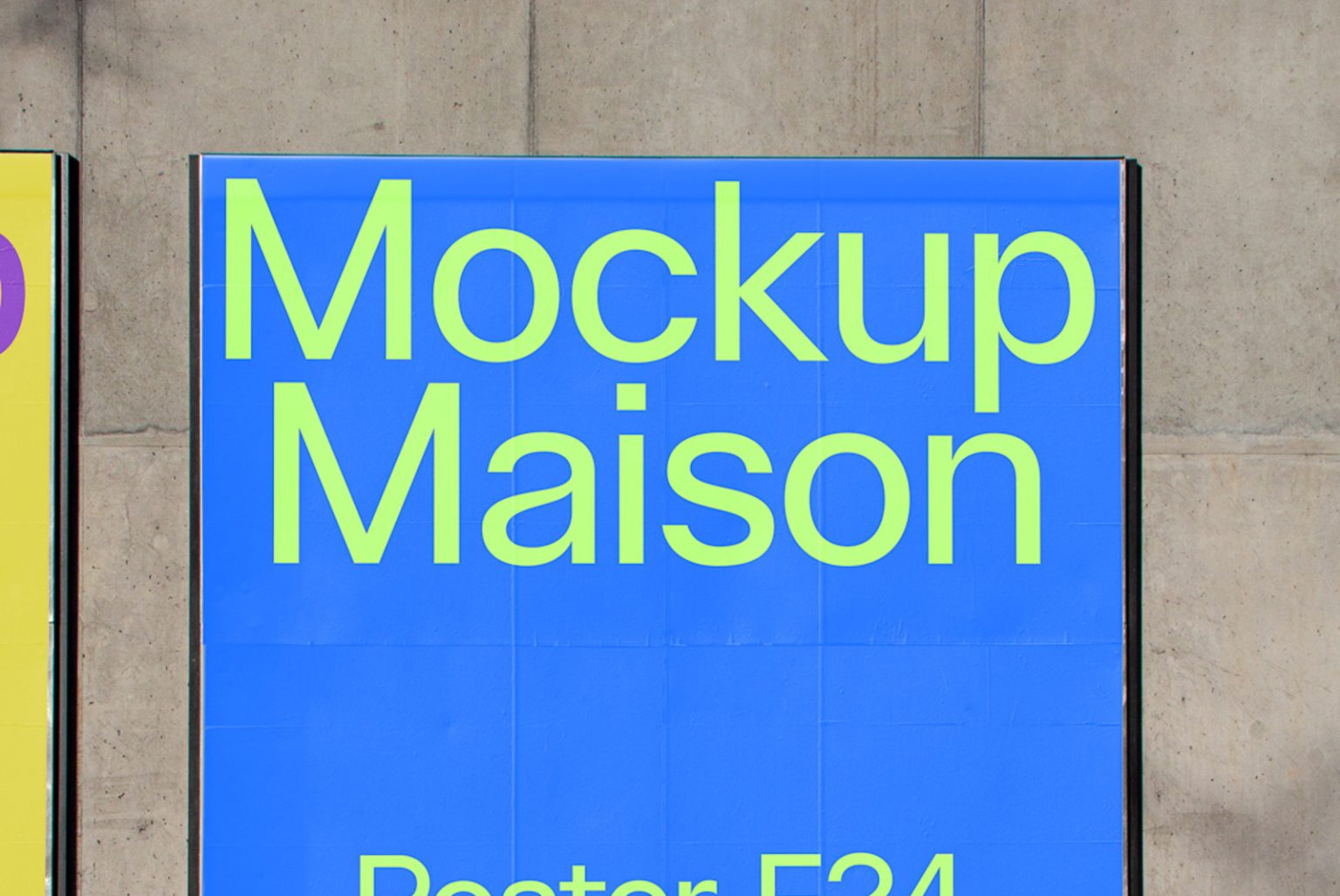 Format B2 A2 Poster Mockup 01 — Supply.Family — Mockups, Fonts ...