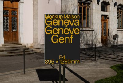 A4 Poster Table Mockup 01 — Supply.Family — Mockups, Fonts, Graphics ...