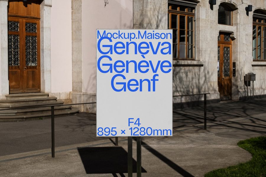 A4 Poster Table Mockup 01 — Supply.Family — Mockups, Fonts, Graphics ...