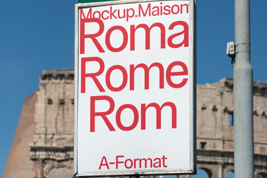 Format B2 A4 Poster Mockup 14 — Supply.Family — Mockups, Fonts ...