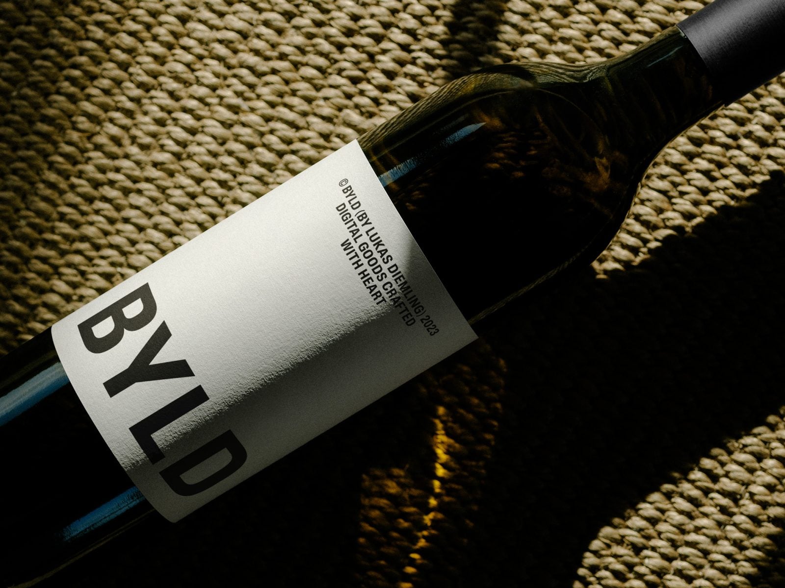 Wine Bottle 01 Mockup, Object Mockup | Supply.Family