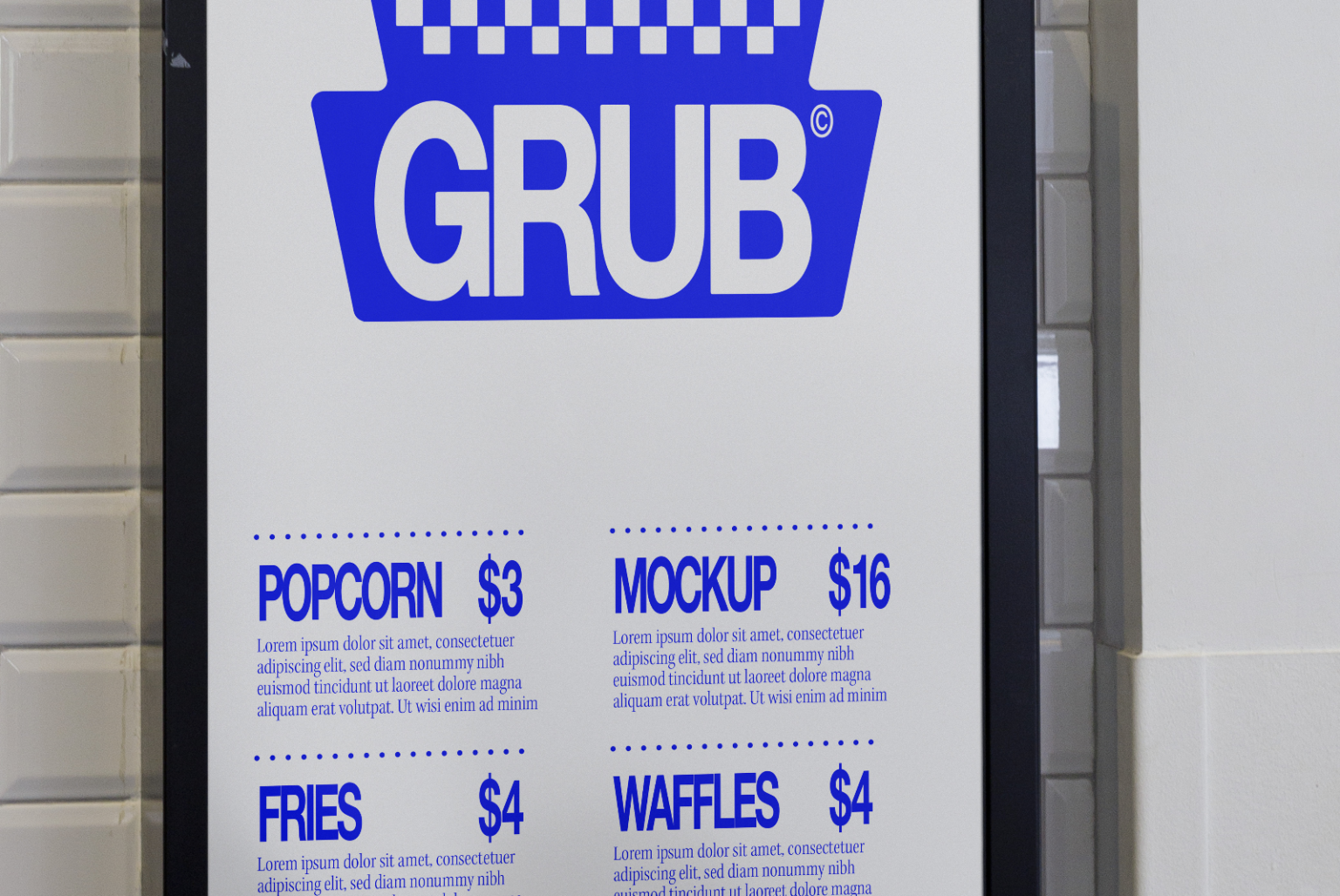 Sidewalk Poster Billboard Mockup PSD — Supply.Family — Mockups, Fonts ...