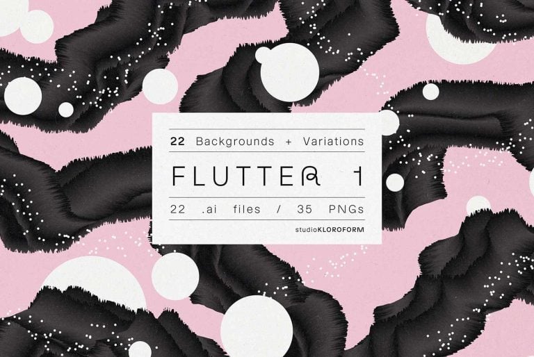 Flutter 1 – 35 Quirky Backgrounds, Vector Graphic | Supply.Family