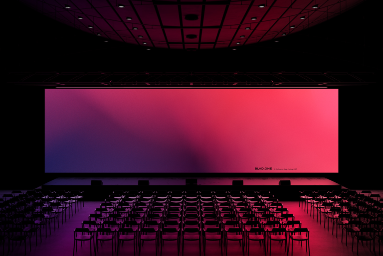 Expo Booth Mockup, Large Screen Mockup | Supply.Family
