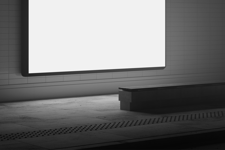 Landscape Lightbox Mockup, Outdoor Mockup | Supply.Family