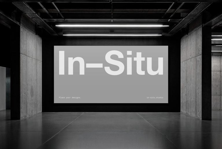 Large Screen Mockup In–Situ–013, Event Screen Mockup | Supply.Family