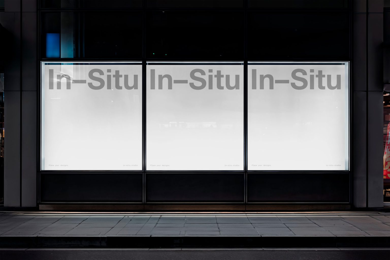 Storefront Screens Mockup In–Situ–015, Event Screen Mockup | Supply.Family