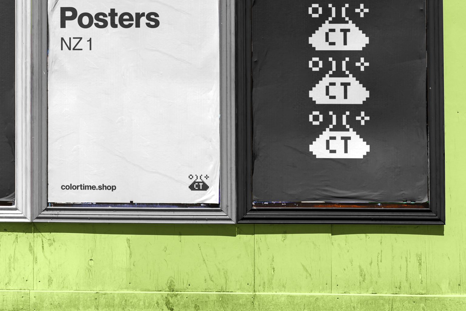 Three Posters NZ 01, Outdoor Mockup | Supply.Family