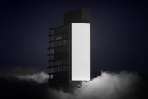 Skyscraper Ad Mockup (vertical), Outdoor Mockup | Supply.Family