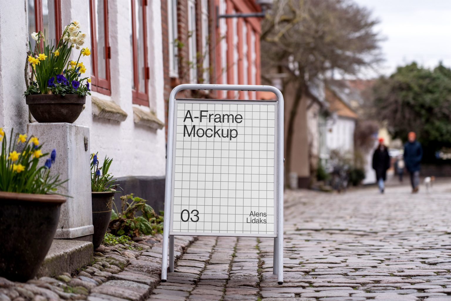 A Frame 03 AL Mockup, Outdoor Mockup | Supply.Family