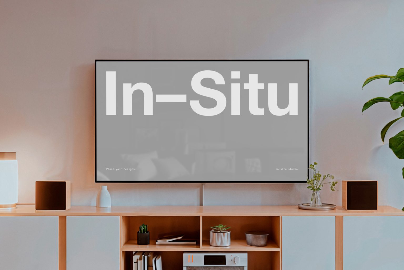 TV Screen Mockup In–Situ–023, Tech Mockup | Supply.Family
