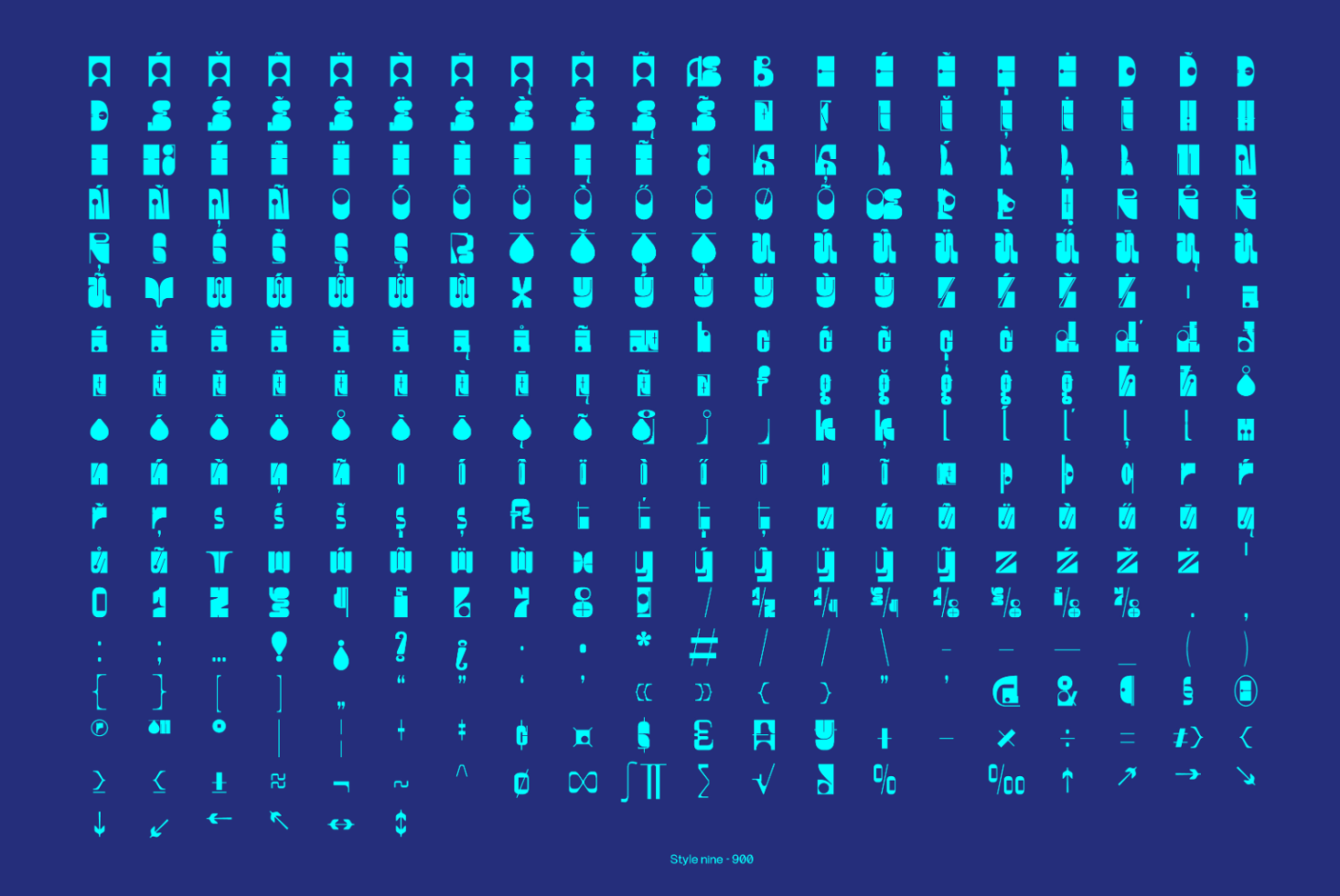 Faffin Variable Display, Display Font | Supply.Family