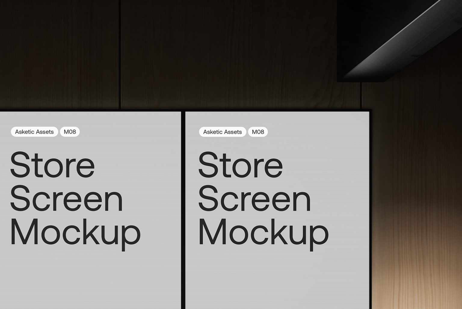 Store Screen Mockup M08, Event Screen Mockup | Supply.Family