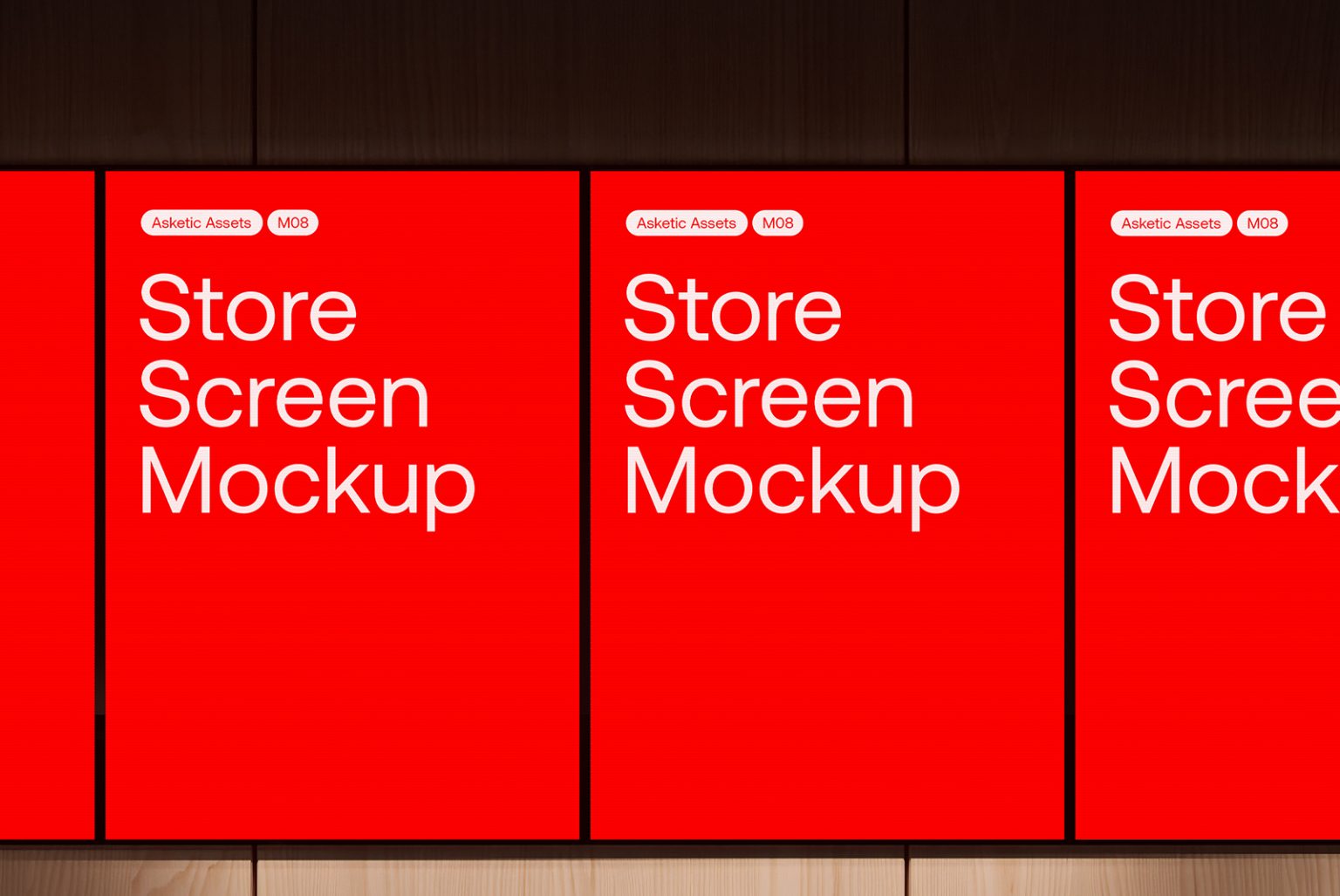 Store Screen Mockup M08, Event Screen Mockup | Supply.Family