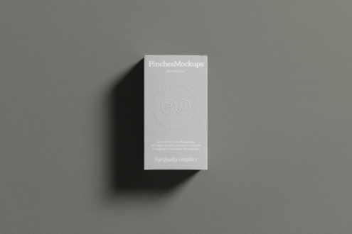Embossed Box Mockup PMBM21, Object Mockup | Supply.Family