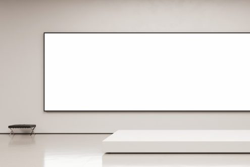 Large Screen Mockup 001, Event Screen Mockup | Supply.Family