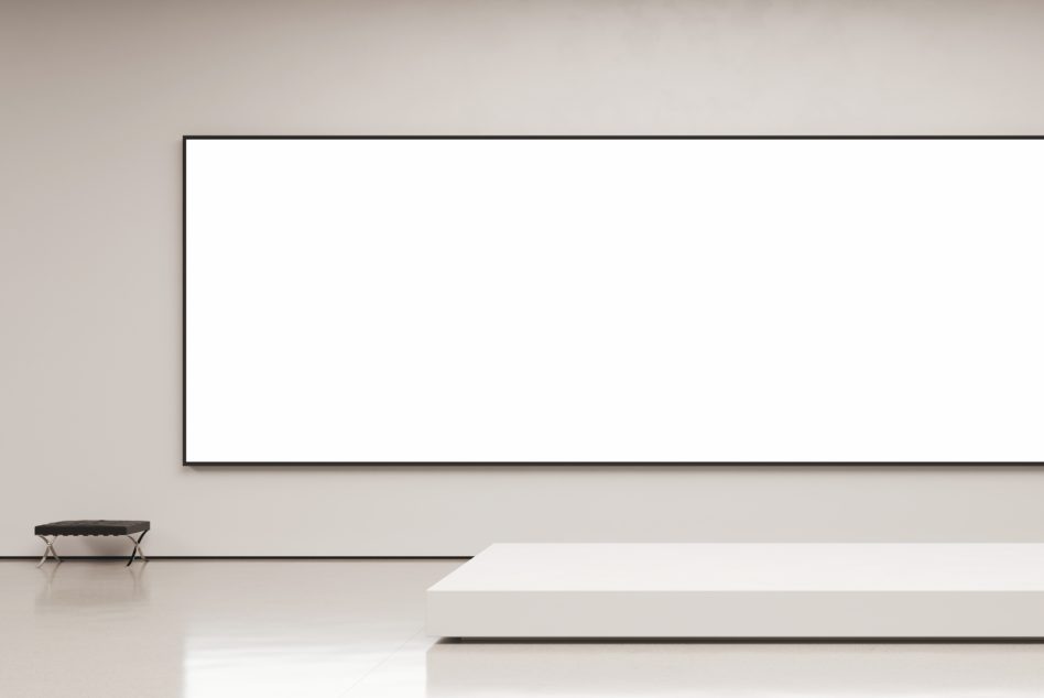 Large Screen Mockup 001, Event Screen Mockup | Supply.Family