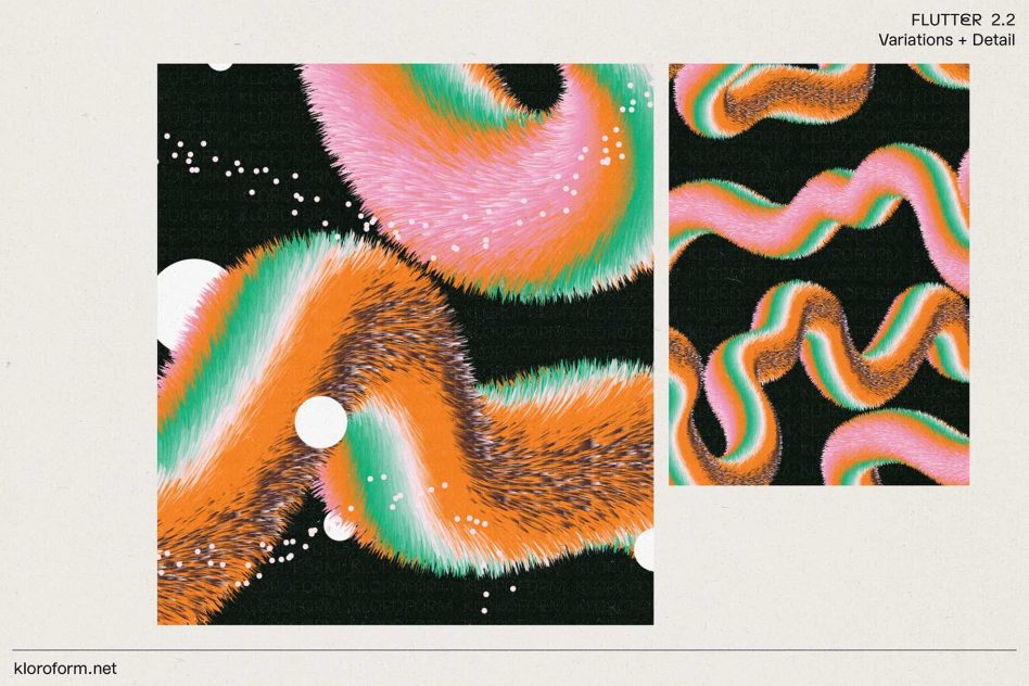 Flutter 2 – Feather Boa Backgrounds, Vector Graphic | Supply.Family