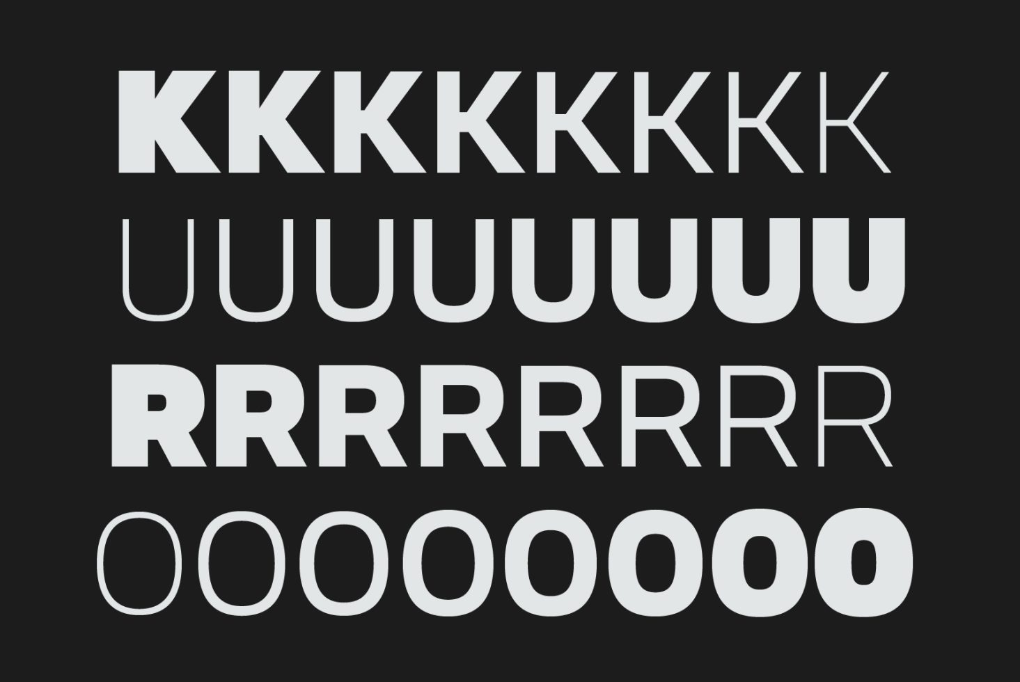 Kuro, Sans Serif Font | Supply.Family