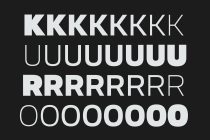 Kuro, Sans Serif Font | Supply.Family