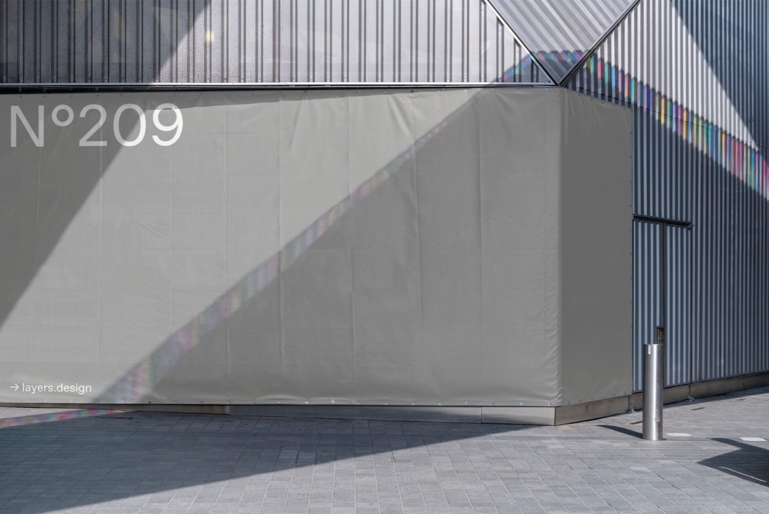 Building Wrap Mockup — Layers N°209, | Supply.Family