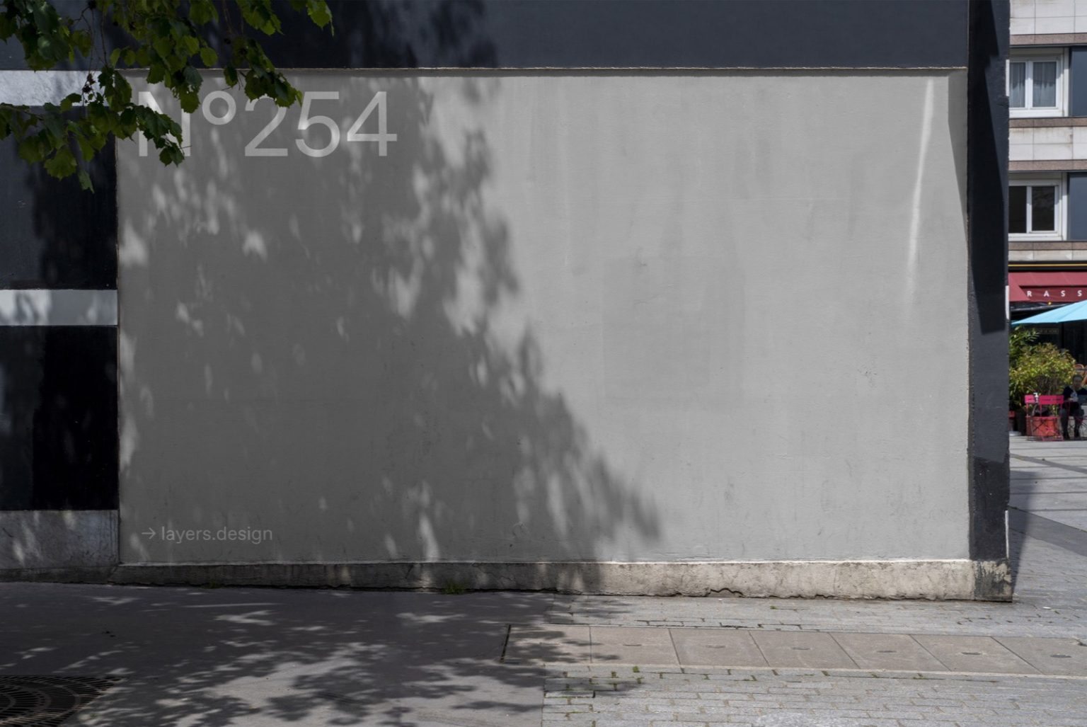 Wall Mural Mockup — Layers N°254, | Supply.Family