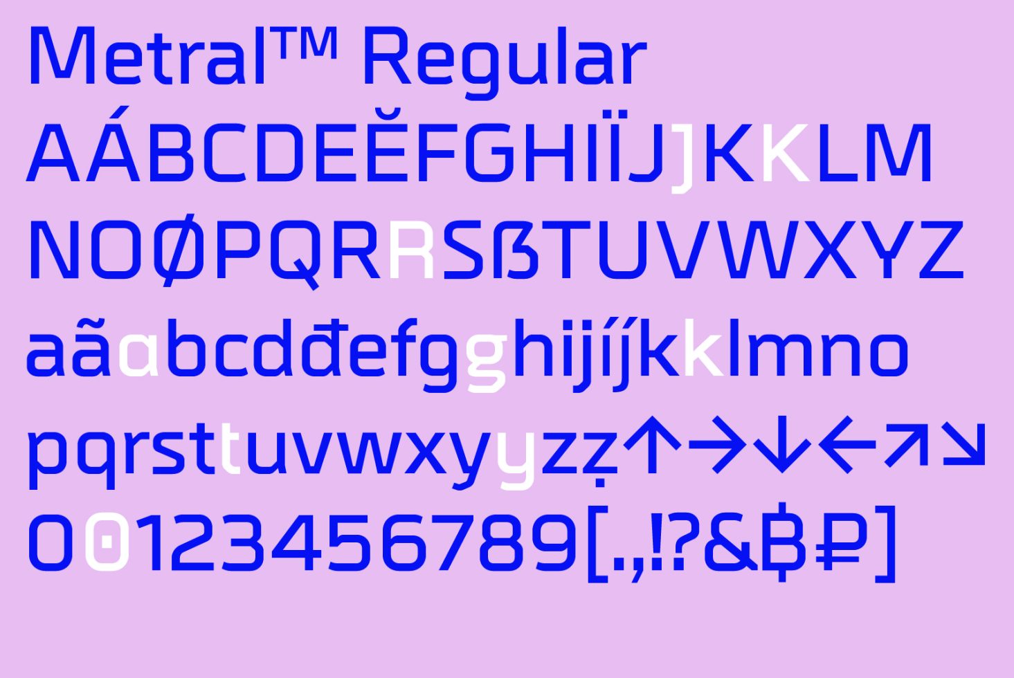 Metral, Sans Serif Font | Supply.Family