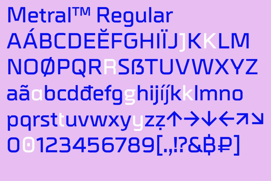 Metral, Sans Serif Font | Supply.Family