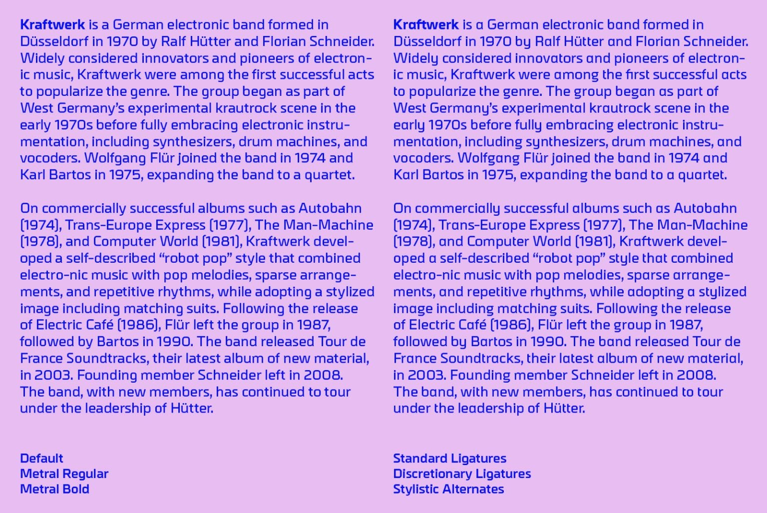 Metral, Sans Serif Font | Supply.Family