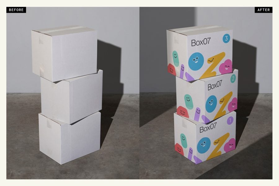 Four Pack (440ml) Mockup — Supply.Family — Mockups, Fonts, Graphics ...