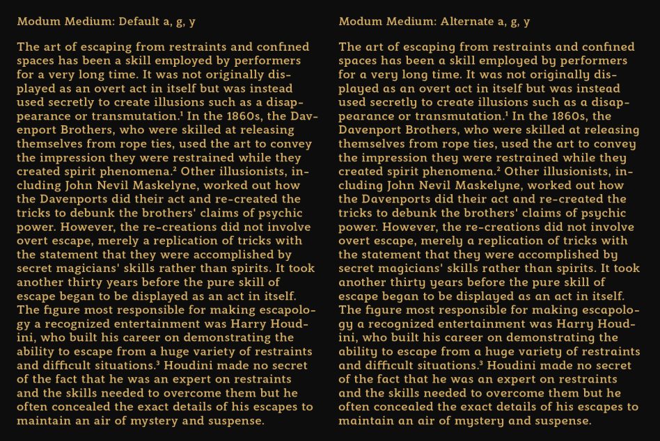 Modum, Serif Font | Supply.Family