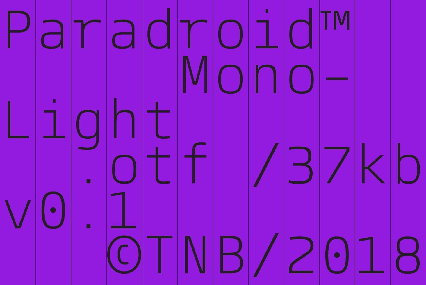 Paradroid, Sans Serif Font | Supply.Family