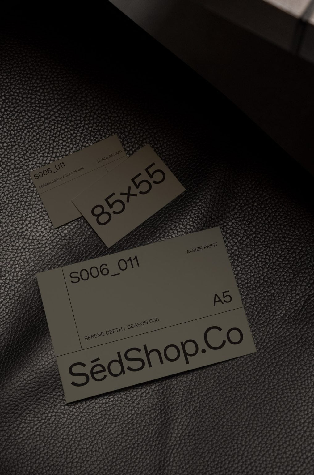 A5 + Business Card Mockup S06 11, Poster Mockup | Supply.Family