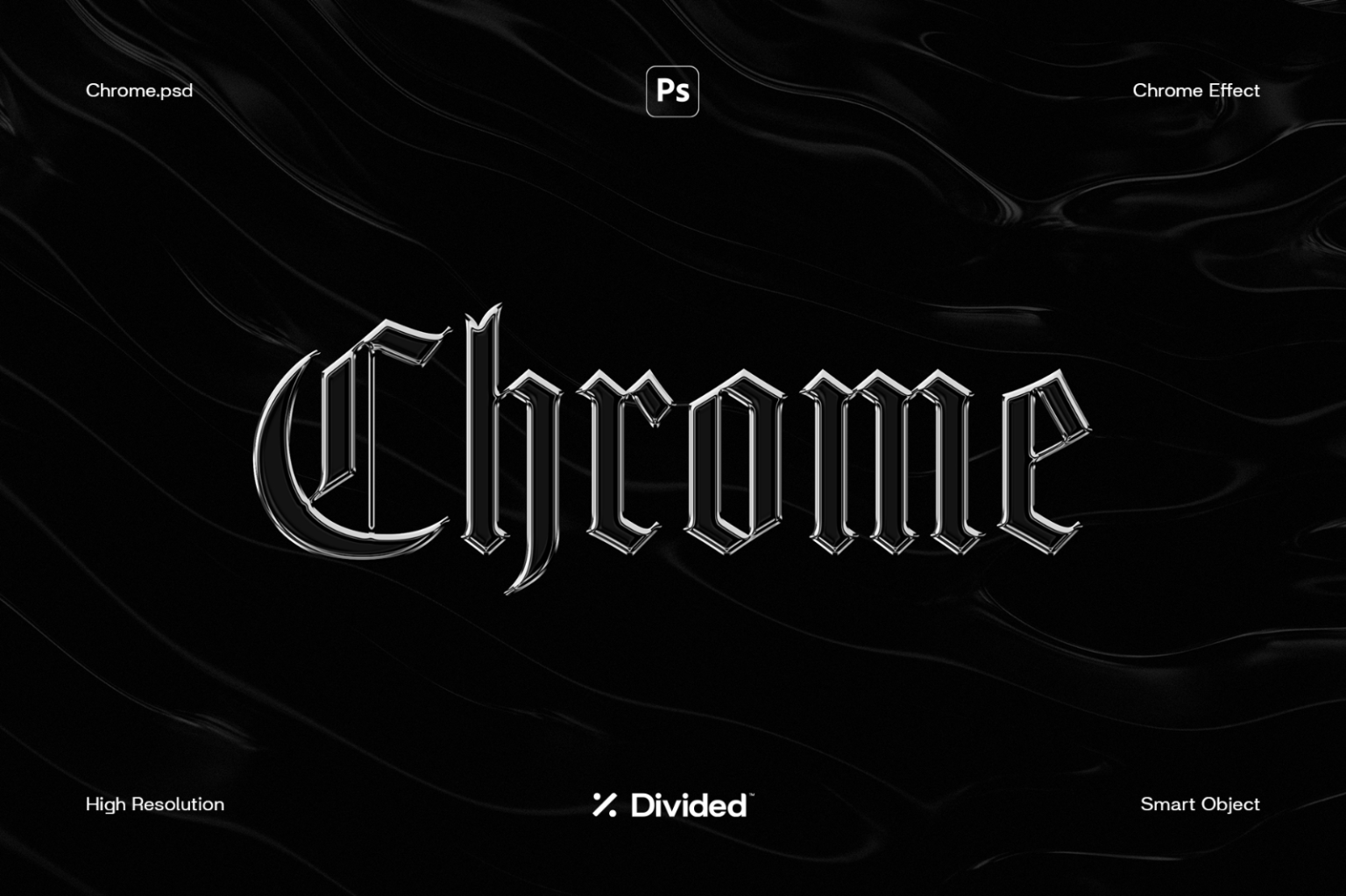 Chrome Collection, Photoshop Effect Graphic | Supply.Family