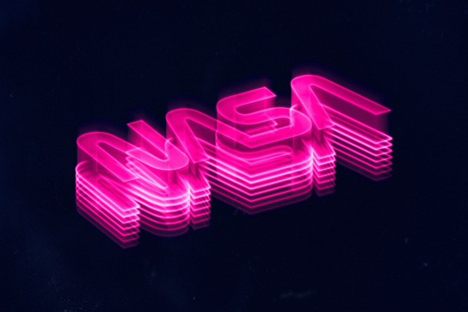 Signal Neon Distortion Effect, Photoshop Effect Graphic | Supply.Family