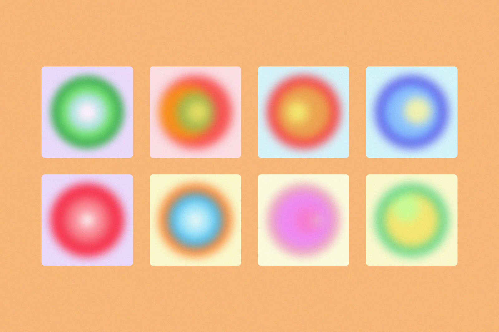 Round Circle Gradient Textures Pack, Texture Graphic | Supply.Family
