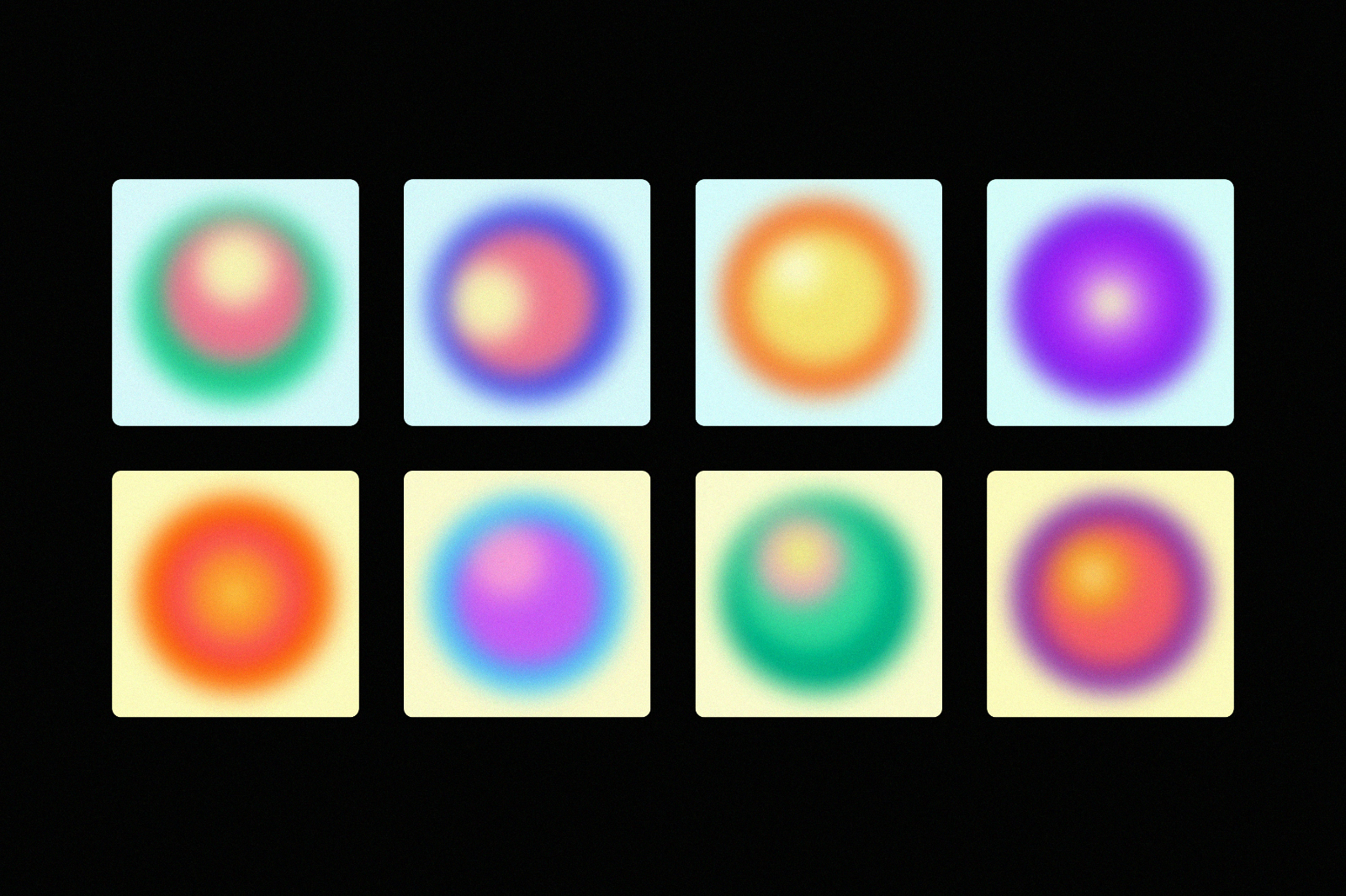 Round Circle Gradient Textures Pack, Texture Graphic | Supply.Family