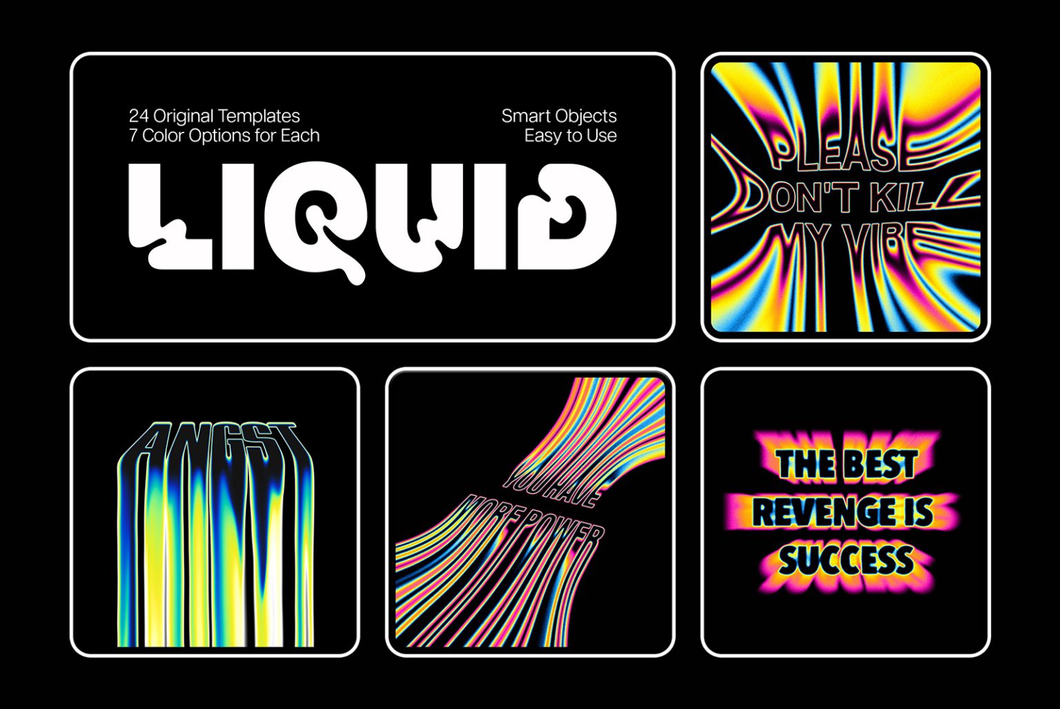 Liquid Text Effects Bundle, Bundle Graphic | Supply.Family