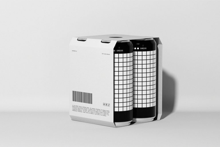 Four Pack (440ml) Mockup, Packaging Mockup | Supply.Family